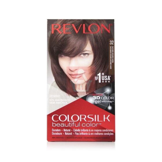 Revlon Colorsilk Beautiful Hair Color - 32 Mahogany Brown