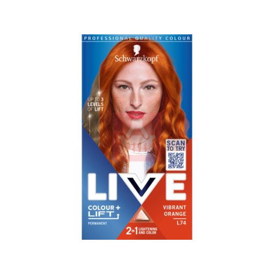 Schwarzkopf Live Intense Permanent Colour L74 Tangerine Twist