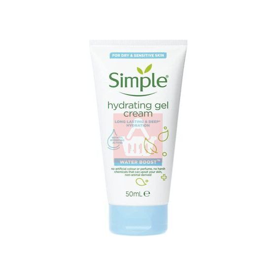 Simple Water Boost Hydrating Gel Cream - 50ml