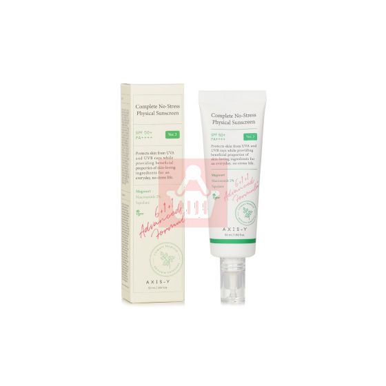 Axis-Y Complete No-Stress Physical Sunscreen SPF50+ 50ml