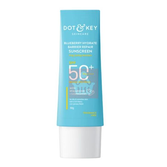 Dot & Key Blueberry Hydrate Barrier Repair Sunscreen SPF 50+ PA++++ 80g