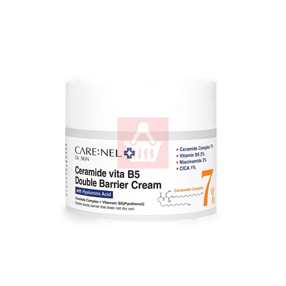 CareNel Ceramide Vita B5 Double Barrier Cream With hyaluronic Acid 50 ml