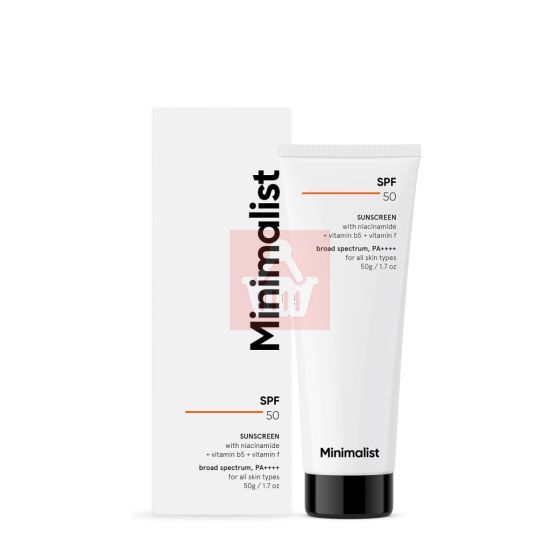 Minimalist SPF50 Sunscreen 50g