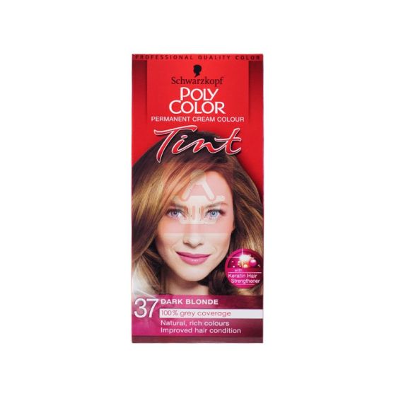 Schwarzkopf Poly Color Permanent Cream Colour Tint - 37 Dark Blonde