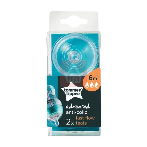 Tommee Tippee Advanced Anti Colic Teat Vari flow 2PK -0m+