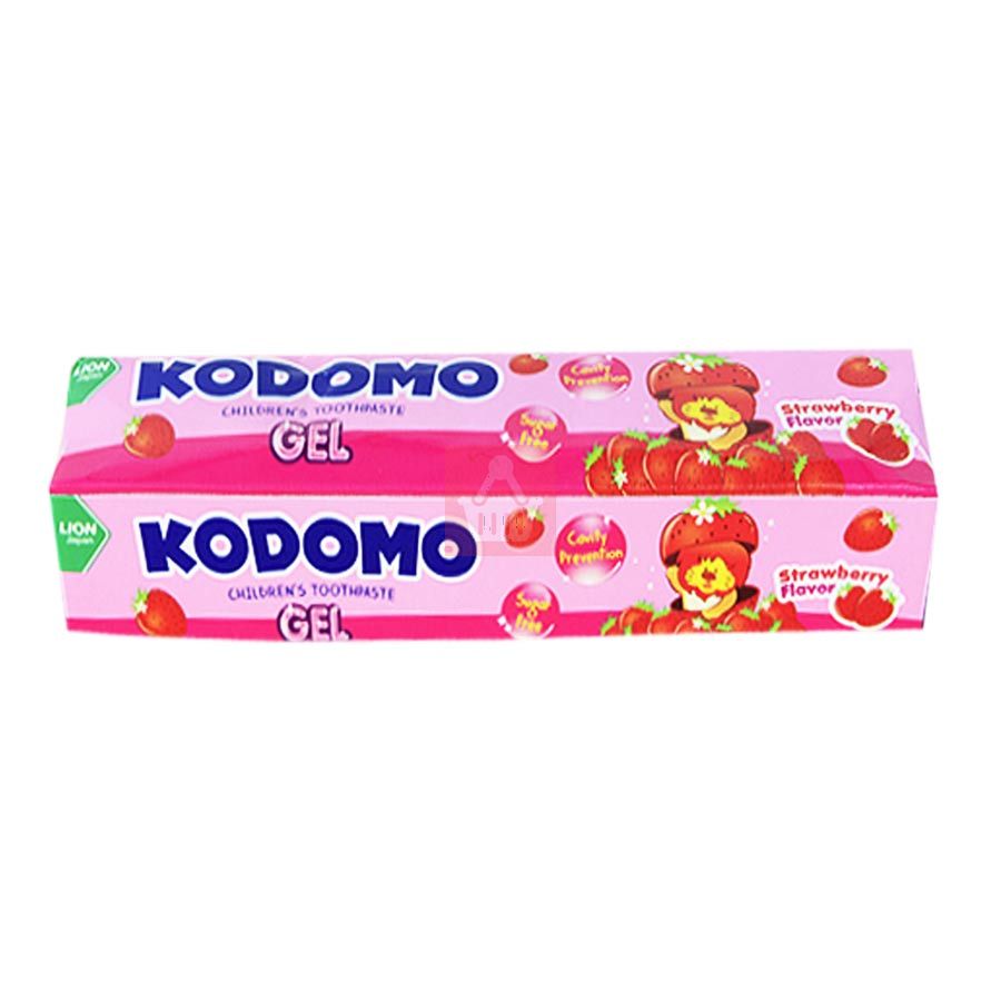 Kodomo Strawberry Flavor Children's Gel Toothpaste - 40g