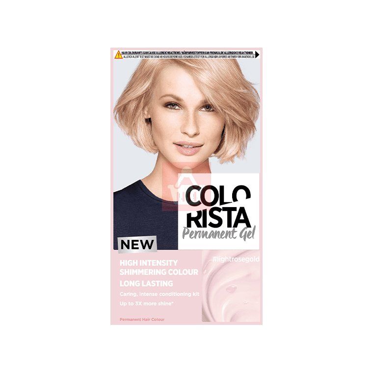 L'Oreal Paris Colorista Hair Colour LIGHT ROSE GOLD Permanent Gel