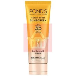 Ponds Serum-Boost Sunscreen Lightweight Cream SPF 55 PA++ 50 g