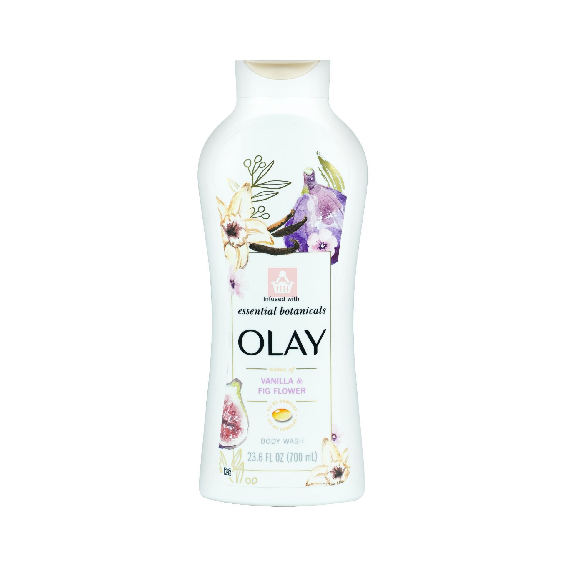 Olay Infused With Essential Botanicals Vanilla & Fig Flower Body Wash 700ml