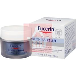 Eucerin Redness Relief Night Creme For Sensitive Skin 1.7 Oz. Jar 48g