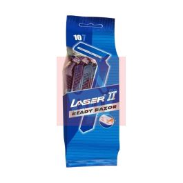 Laser II Twin Blade Razors - 10 Pcs