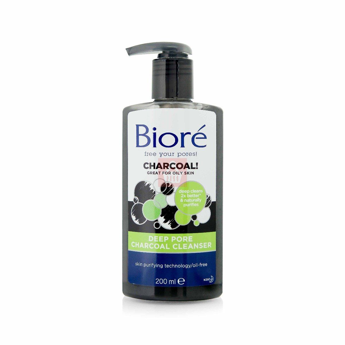 Biore Deep Pore Charcoal Cleanser - 200ml