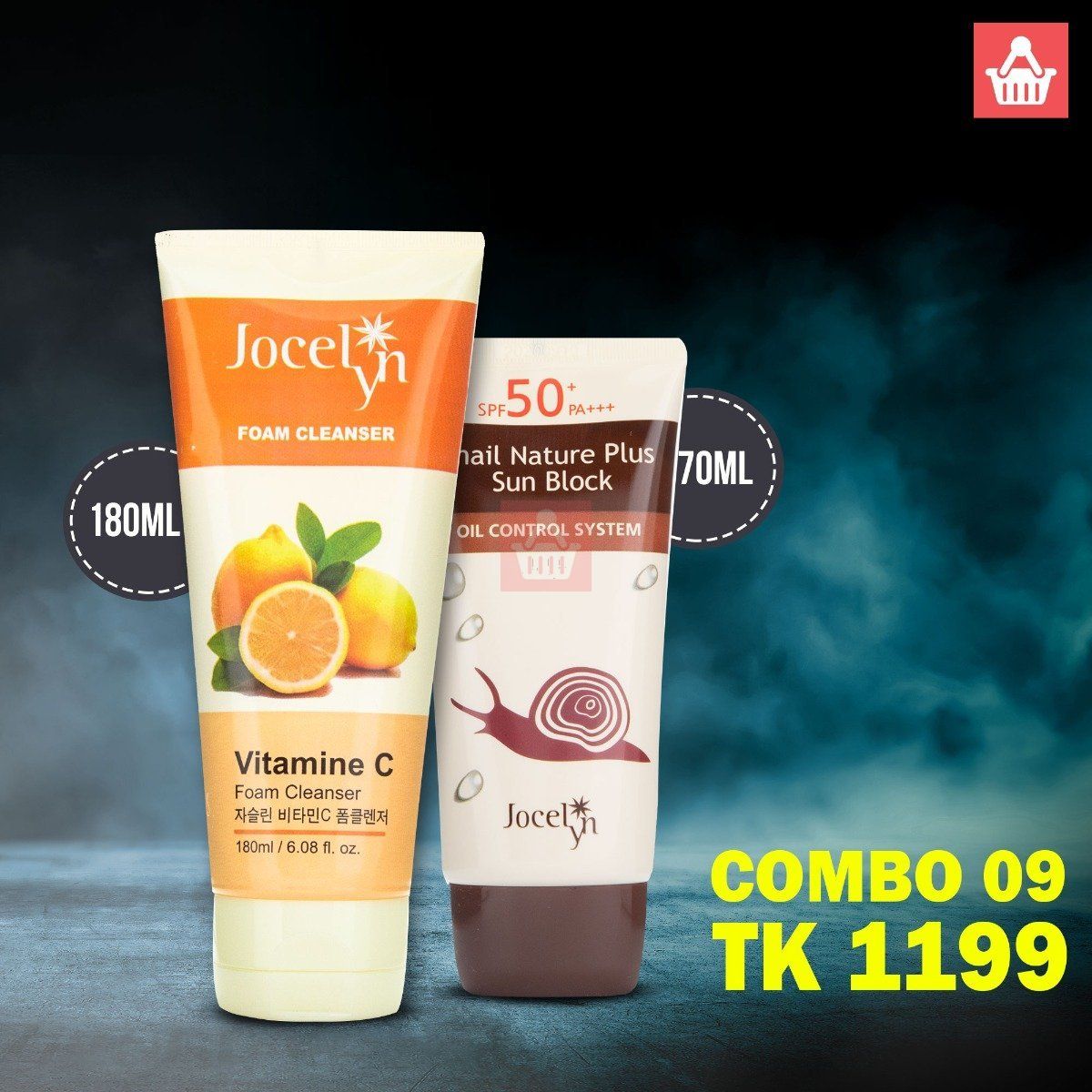 Jocelyn Snail Natural Plus Sun Block SPF 50 PA +++ - 70ml + Jocelyn ...