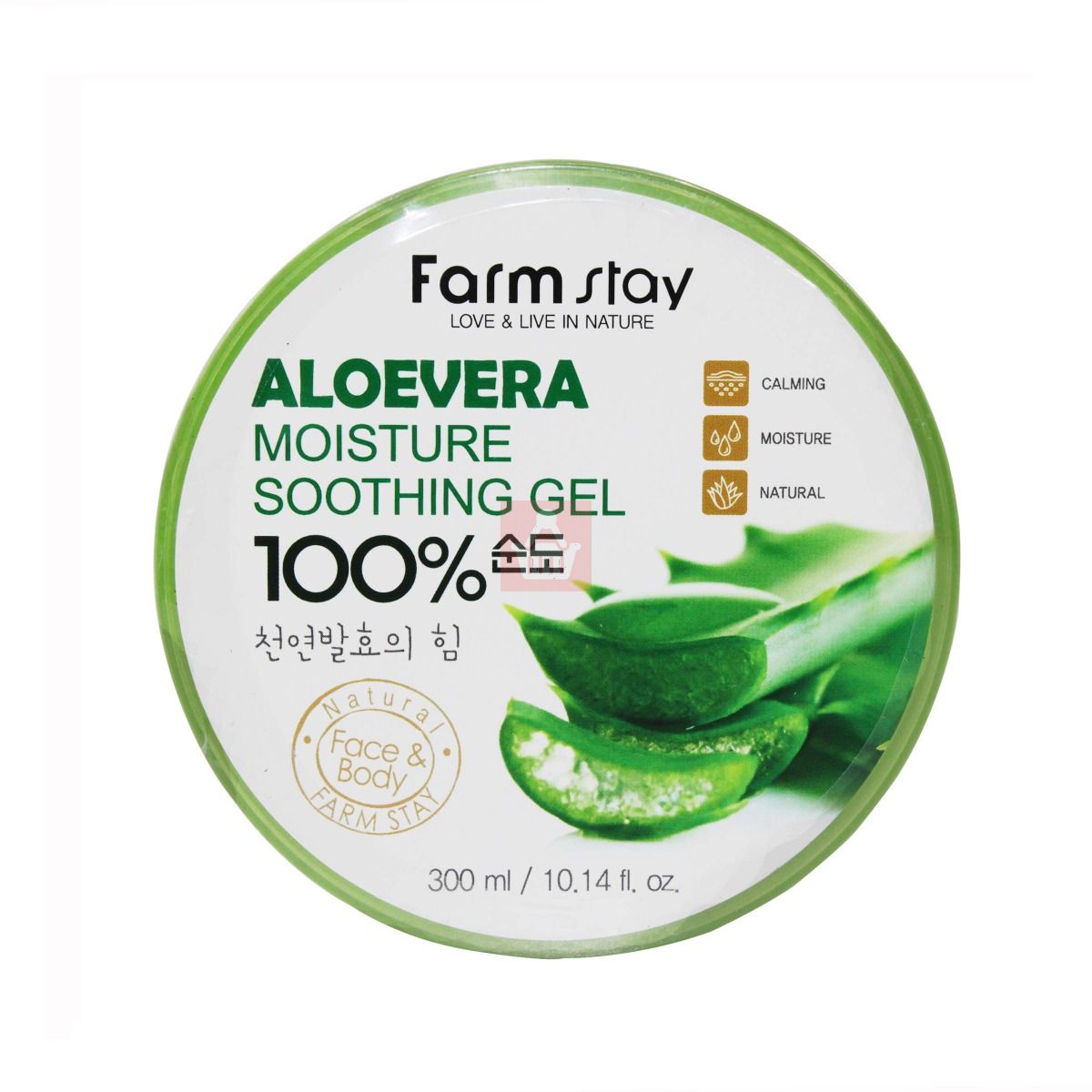 Farm Stay Moisture Soothing 100% Aloe Vera Gel 300ml