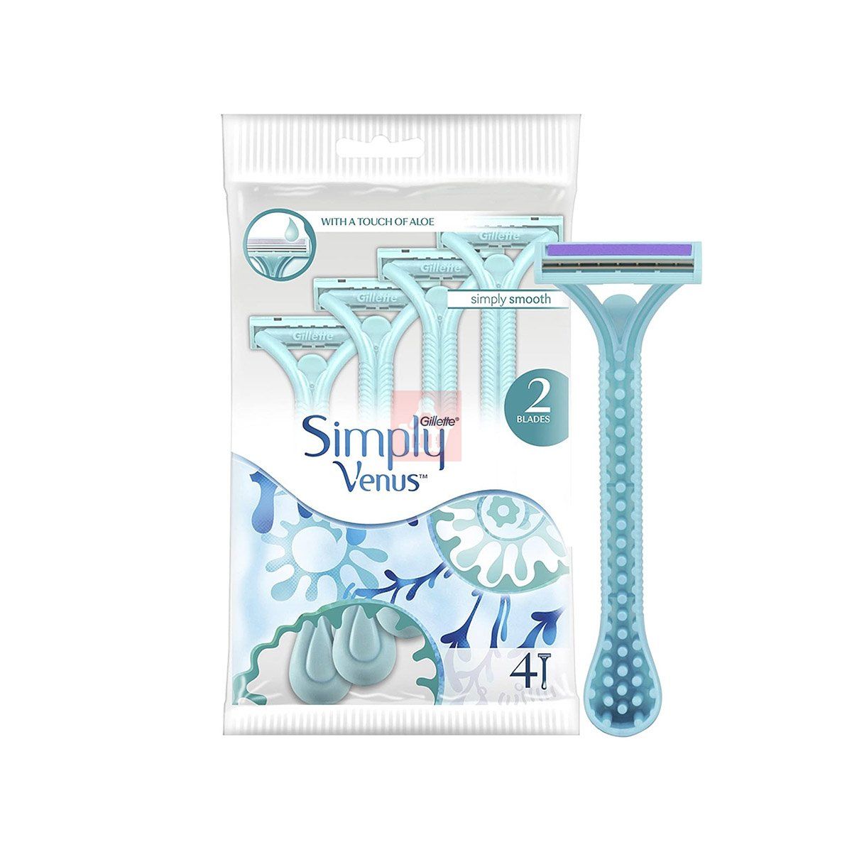 Gillette Simply Venus 2 Disposable 4 Razor For Women