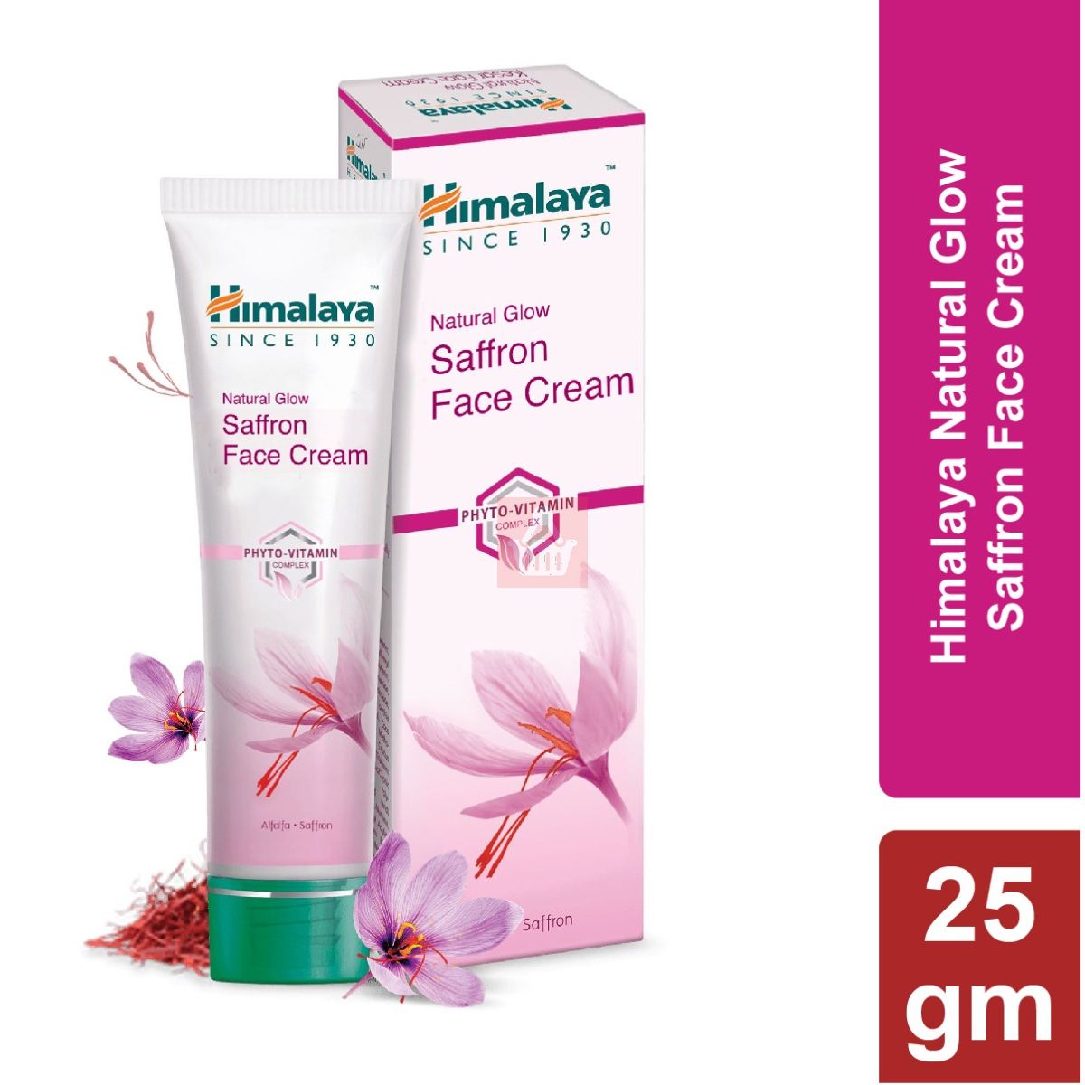 Himalaya Herbals Natural Glow Saffron Fairness Cream - 25g