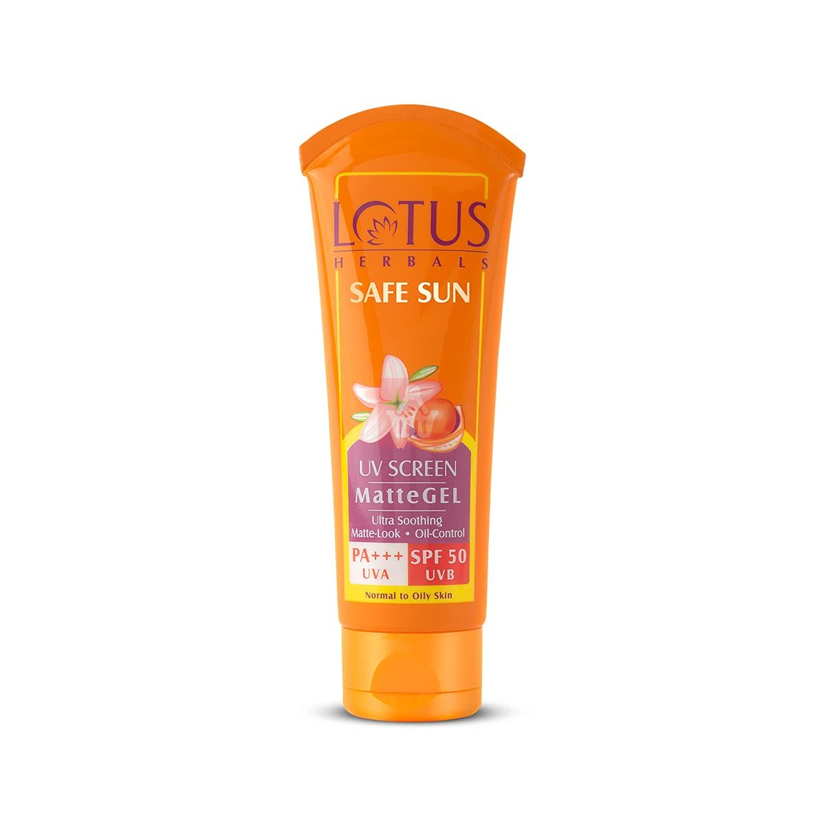 Lotus Herbals Safe Sun Uv Screen Matte Gel Pa Spf 50 Uvb 100ml