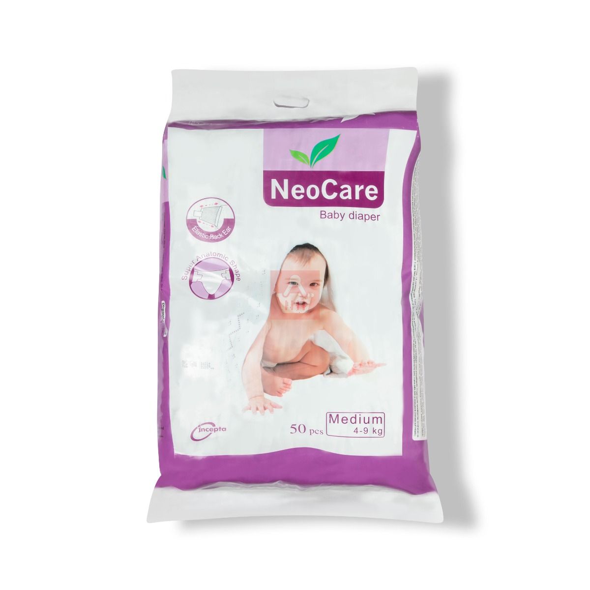Neocare Baby Diaper M Size 4-9 Kg - 50Pcs