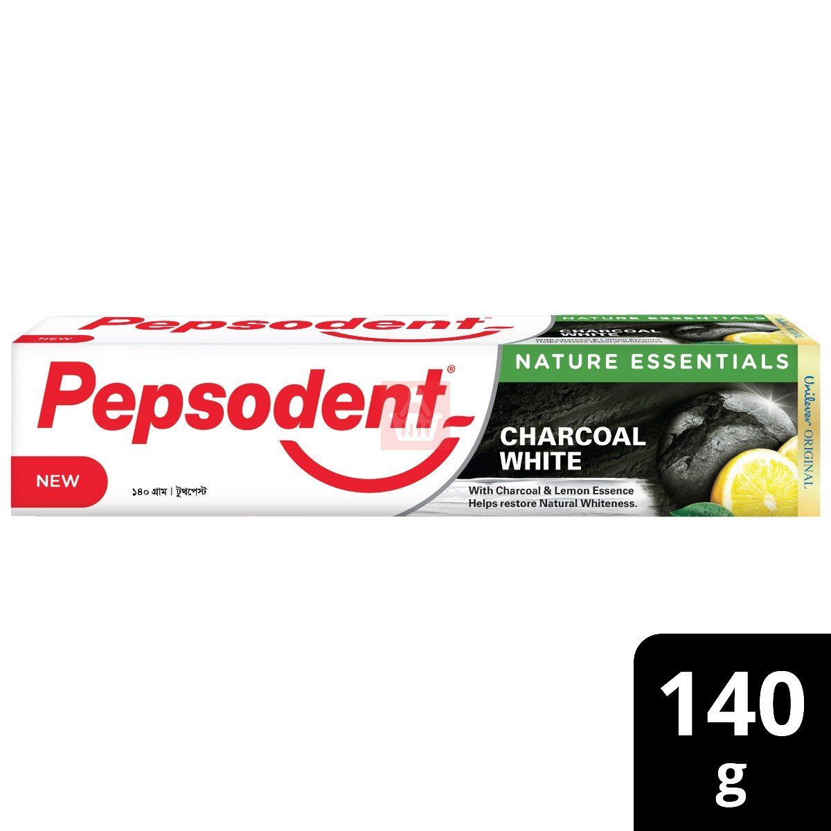 Pepsodent Toothpaste Charcoal White 140g
