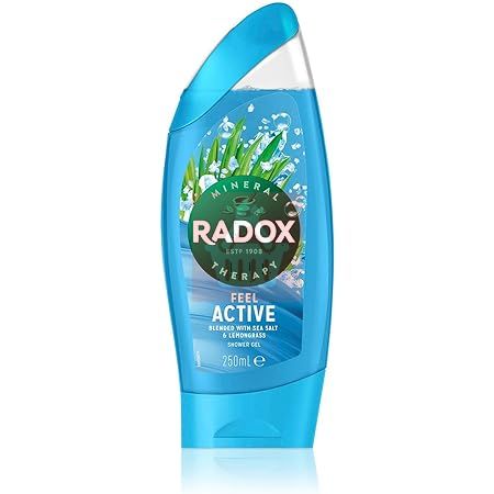 Radox Feel Active Sea Salt & Lemongrass Shower Gel 250ml