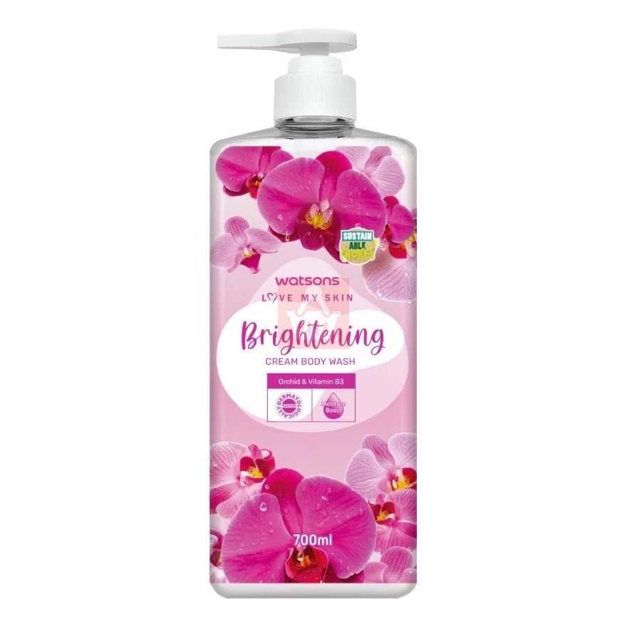 Watsons Love My Skin Brightening Cream Body Wash 700ml