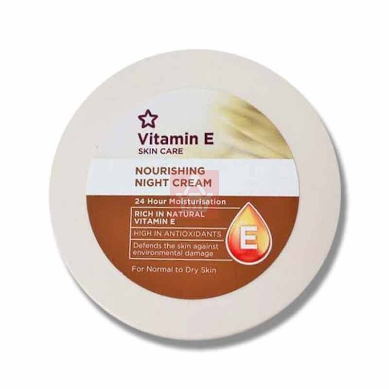 Superdrug Vitamin E Skin Care Nourishing Night Cream 100ml