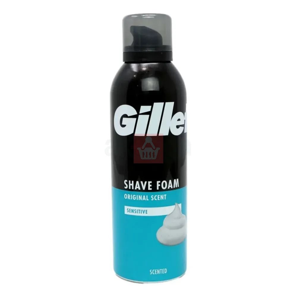 Gillette Shaving Foam Orginal Scent Sensitive Skin 200ml