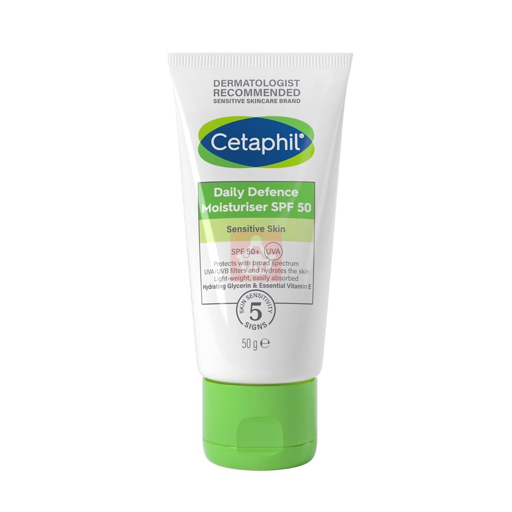Cetaphil Daily Defence Face Moisturiser SPF 50+ Day Cream -50g