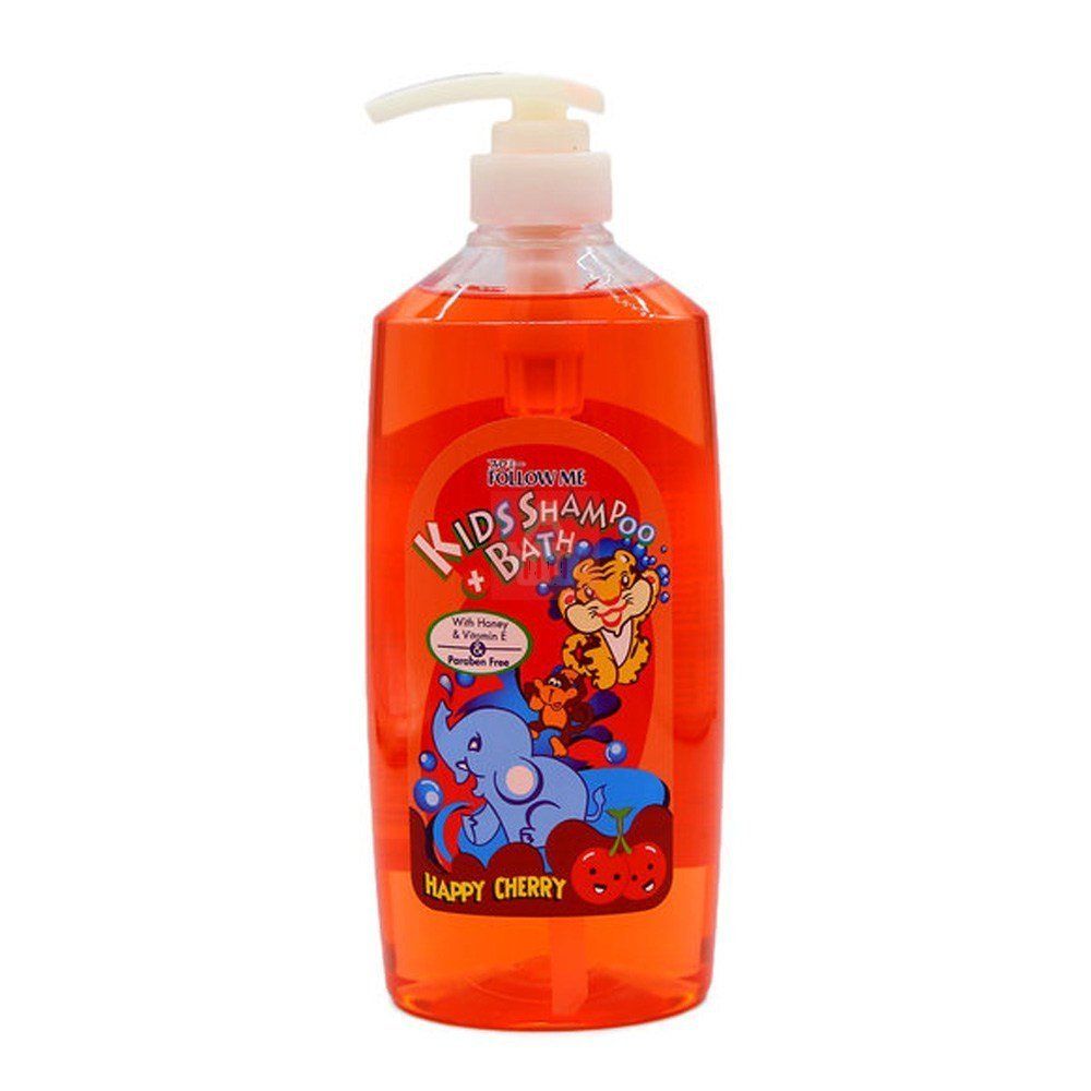 Follow Me 2in1 Kids Shampoo & Bath Happy Cherry 800ml