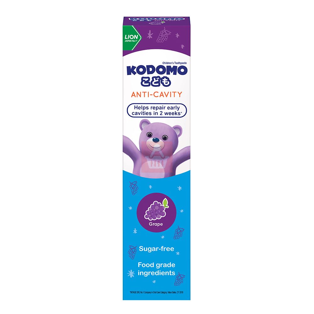 Kodomo Grape Flavor Children's Toothpaste - 80g