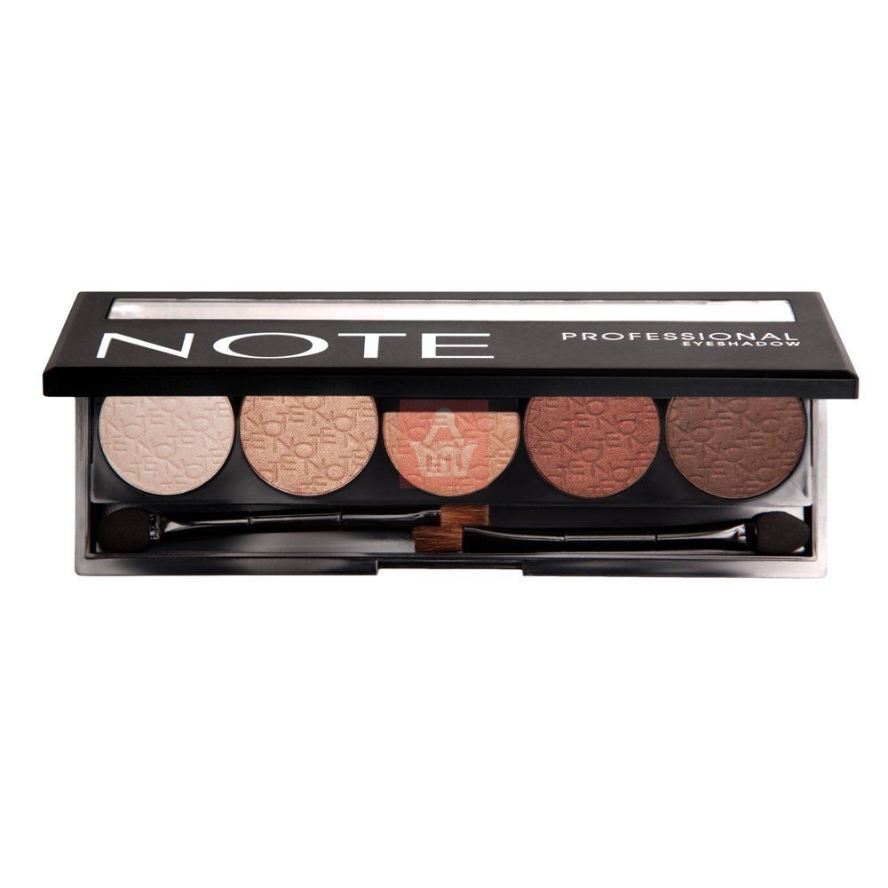 Note Cosmetics - 5 Colors Professional Eyeshadow Palette - 104