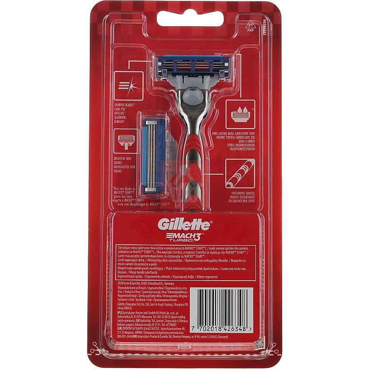 Gillette Mach3 Turbo Shaving Razor