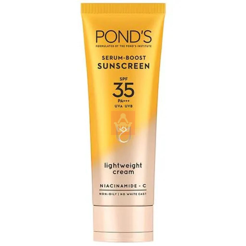 Ponds Serum-Boost Sunscreen Lightweight Cream SPF 55 PA++ 50 g
