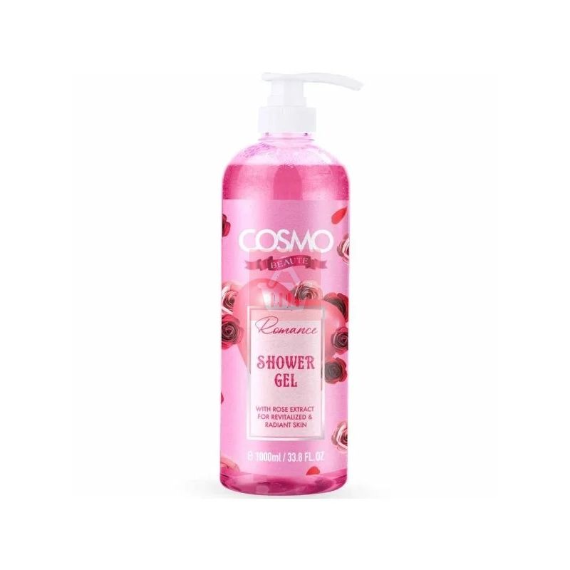 Cosmo Romance Shower Gel with Rose Extract 1000 ml