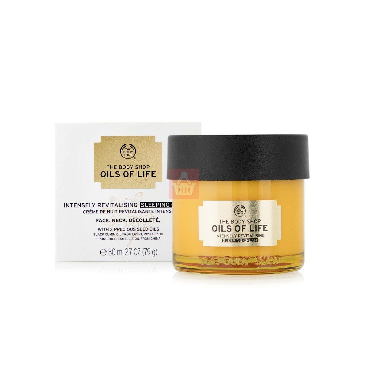 The Body Shop - Oils Of Life Intensely Revitalising Sleeping Cream - 80ml