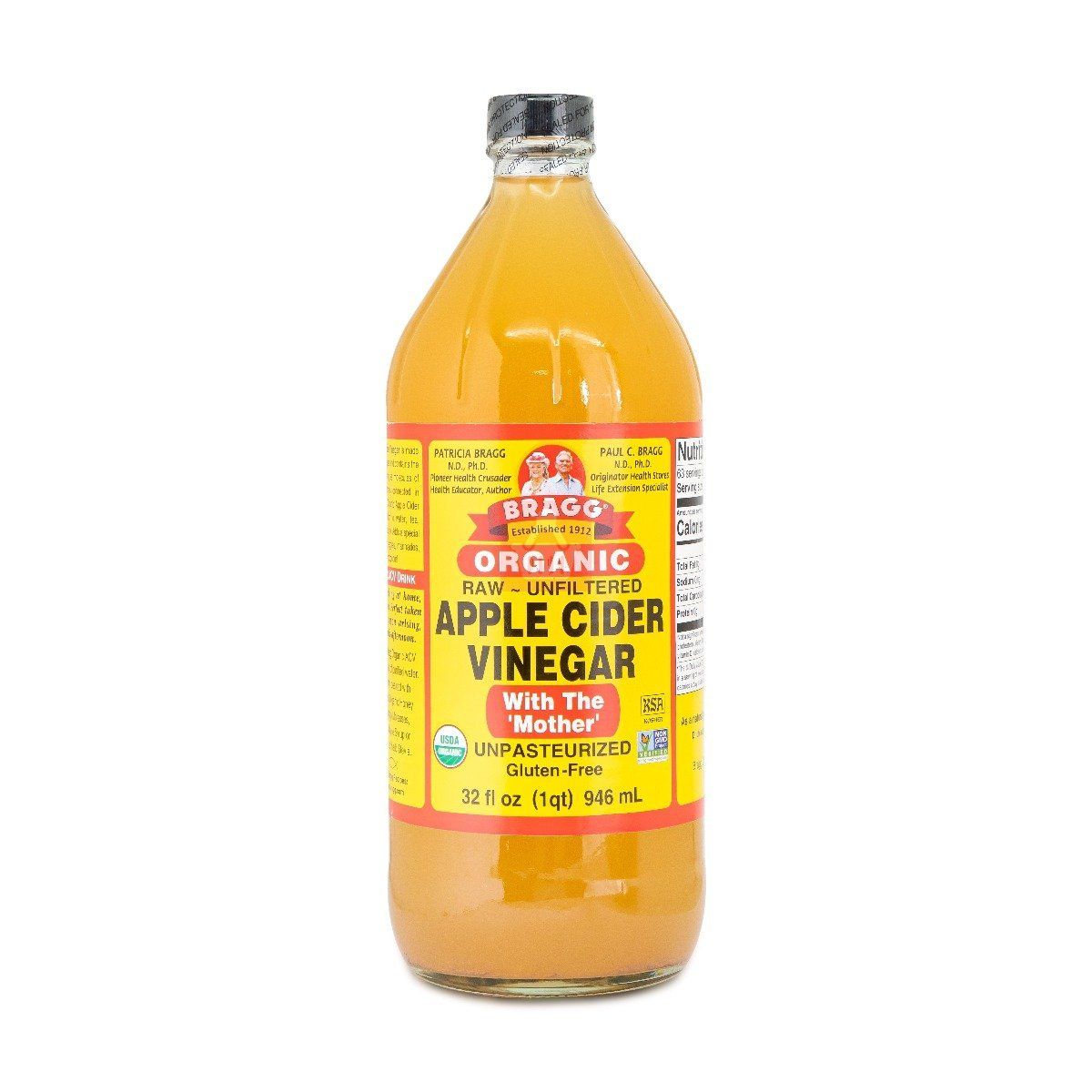 Bragg - Organic Raw Unfiltered Apple Cider Vinegar - 946ml