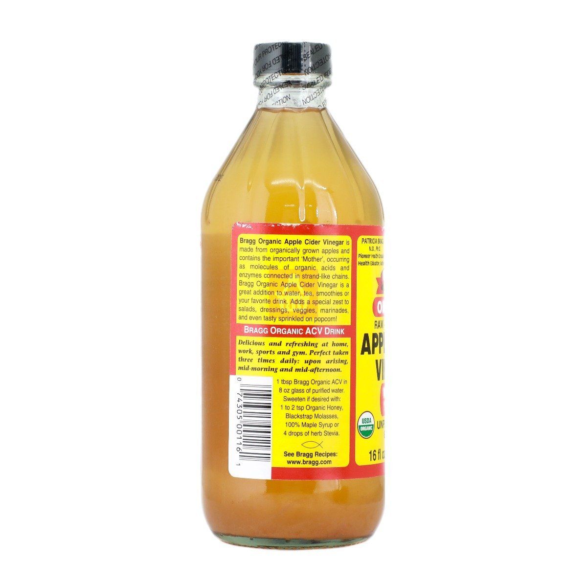 Bragg - Organic Raw- Unfiltered Apple Cider Vinegar - 473ml