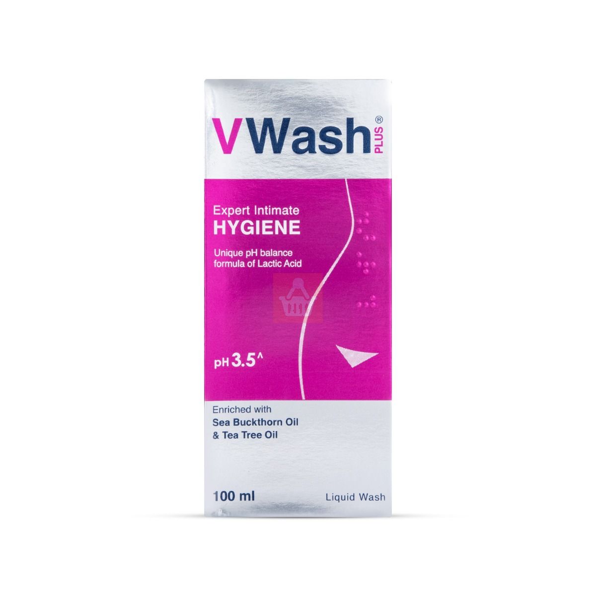 VWash Plus Expert Intimate Hygiene Liquid Wash 100ml