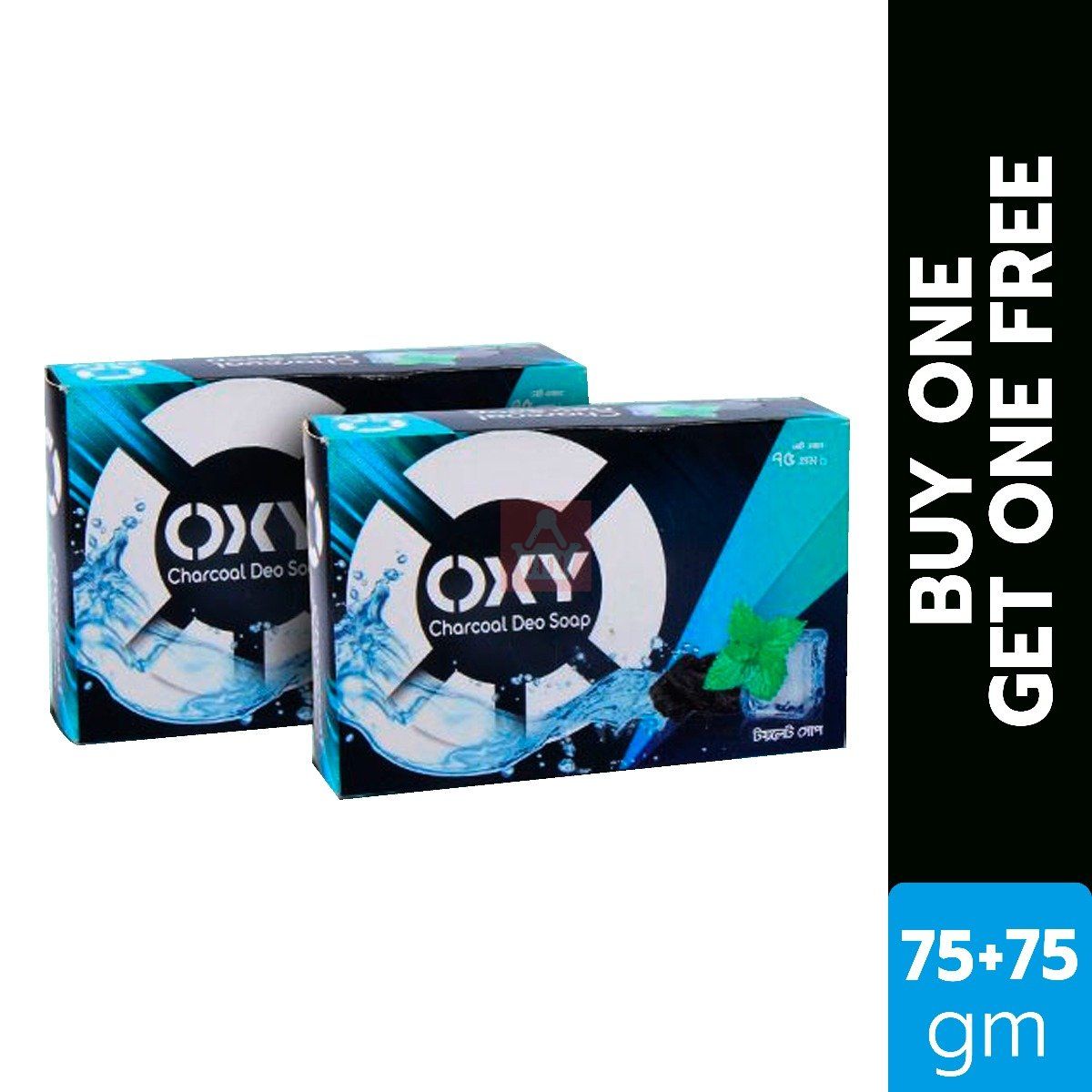 OXY Charcoal Deo Soap - 75gm