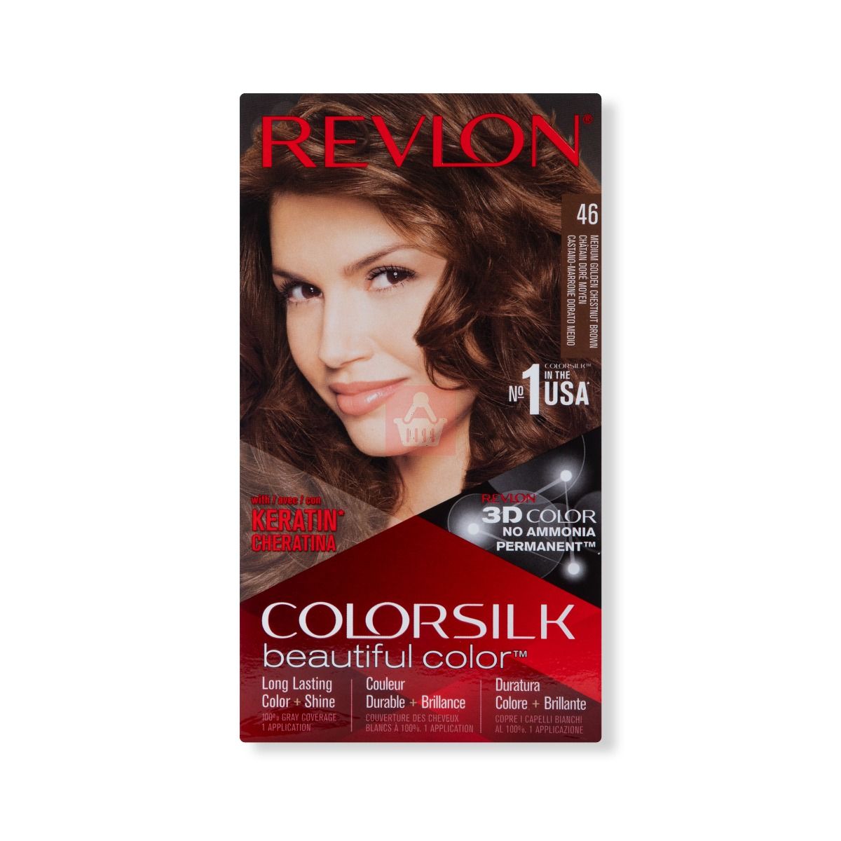 Revlon Colorsilk Beautiful Hair Color - 46 Medium Golden Chestnut Brown