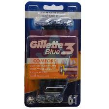 Gillette Comfort Blue3 Men's Disposable Razors 6Count