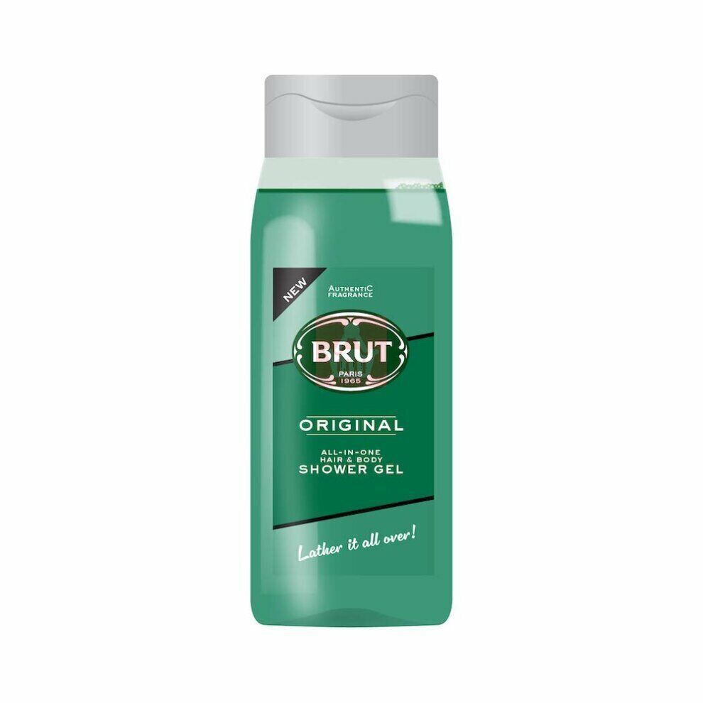 Brut Original All in One Hair & Body Shower Gel - 500ml
