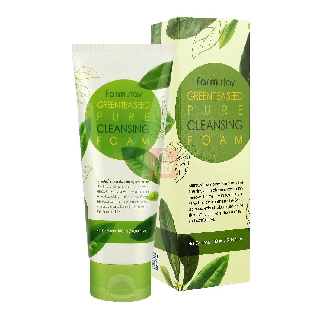 Farmstay Green Tea Seed Pure Cleansing Foam 180ml