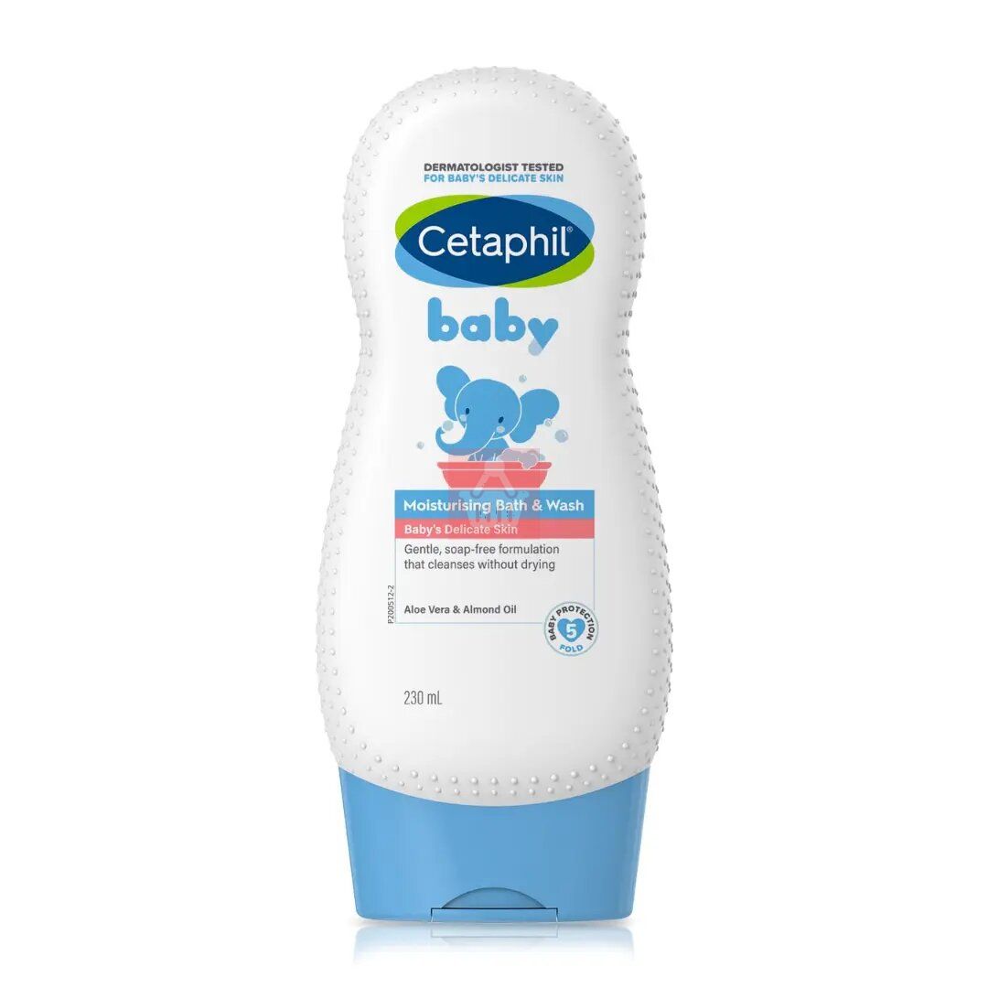 Cetaphil Baby Moisturising Bath & Wash for Baby's Delicate Skin 230ml