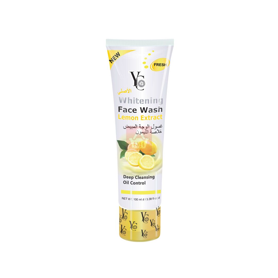 Yc Whitening Face Wash With Lemon Extract Acne 100ml