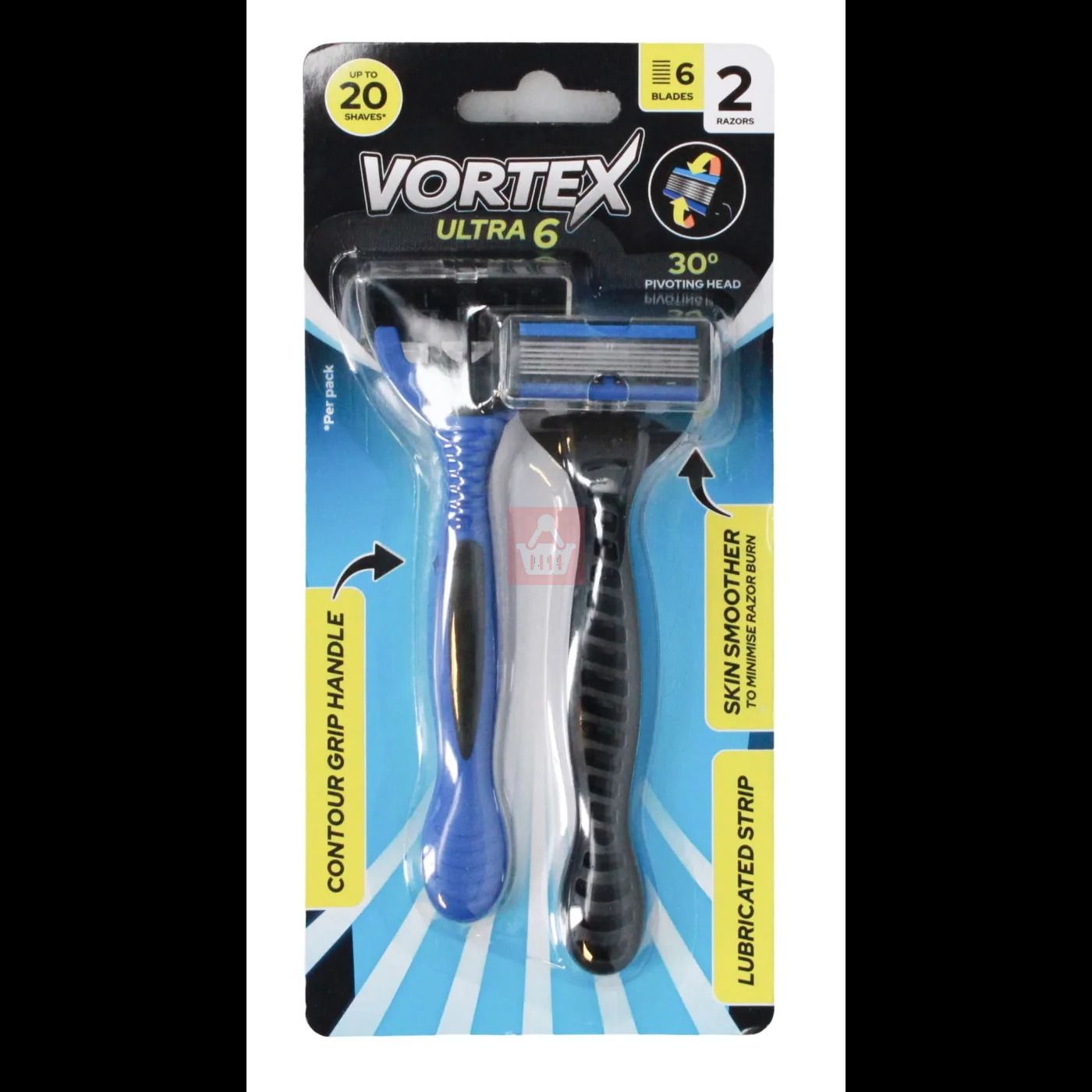 Vortex Ultra 6 Dispo Razor Mens 2PK