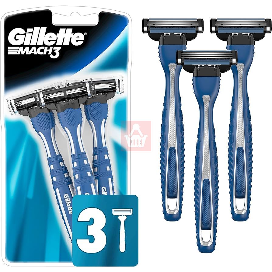 Gillette Mach3 Disposable Razor 3 Count