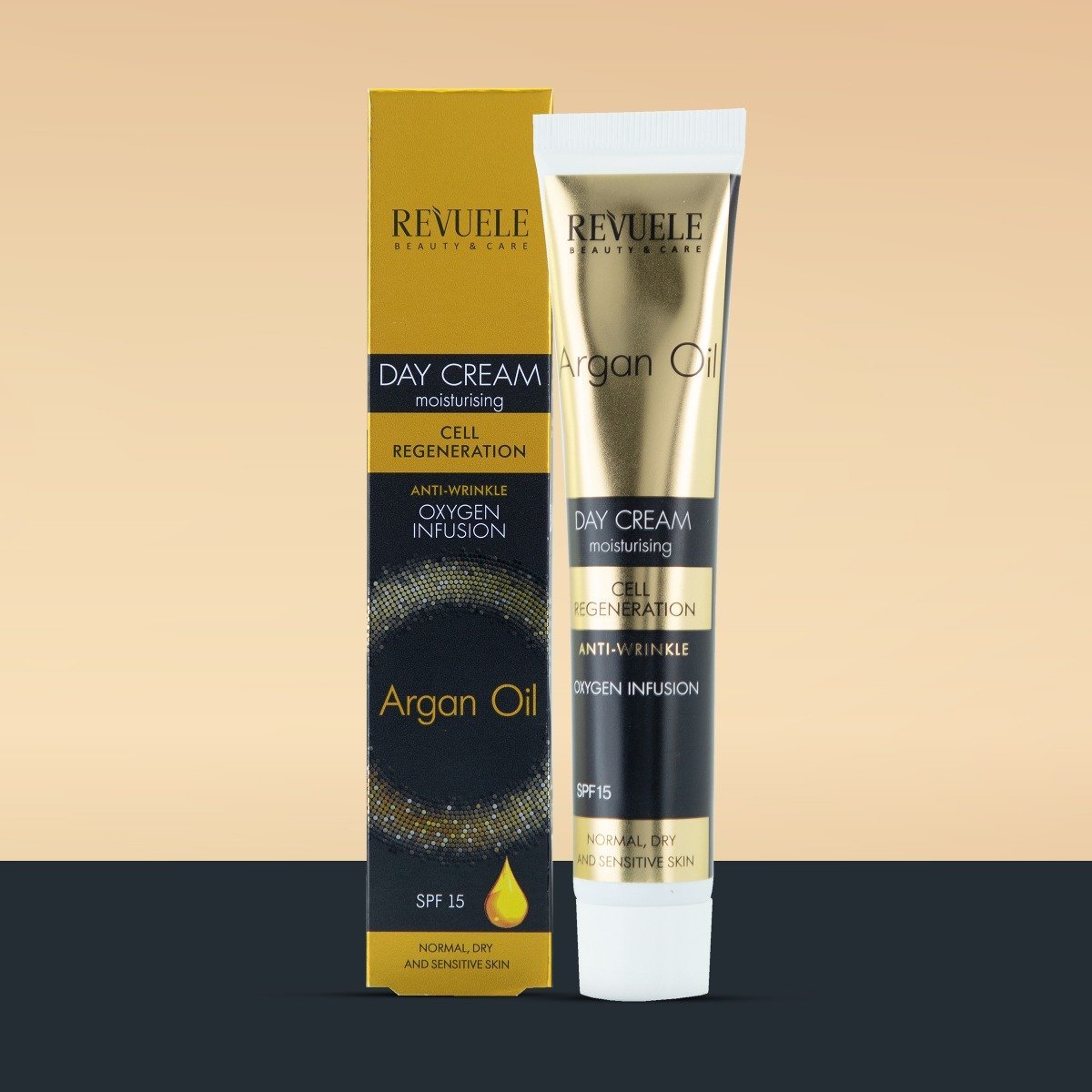 Revuele Anti Wrinkle Moisturising Argan Oil Day Cream With Spf 15 - 50ml