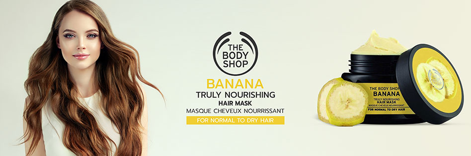 The Body Shop Truly Nourishing Banana Hair Mask - 240ml