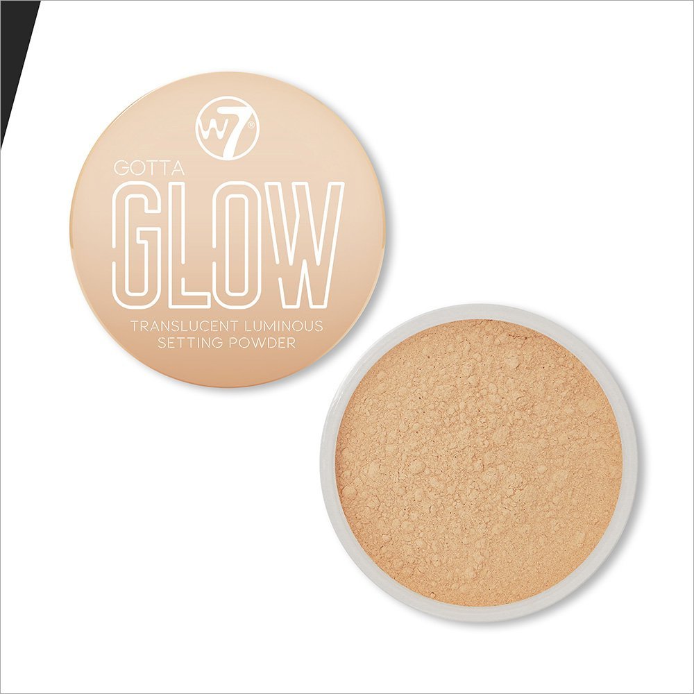 W7 Gotta Glow Translucent Luminous Setting Powder - 15g